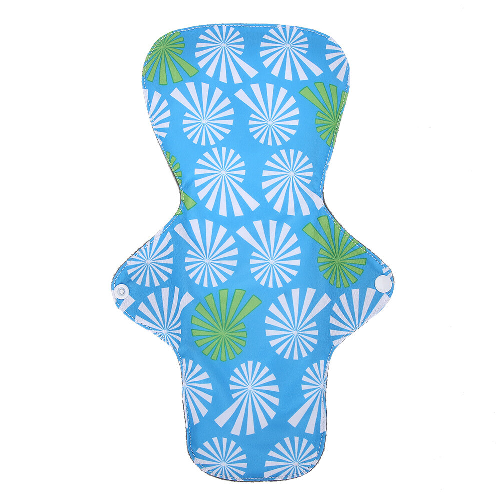 Многоразовая удлиненная менструальная прокладка из бамбукового угля (длина 33 см) #3