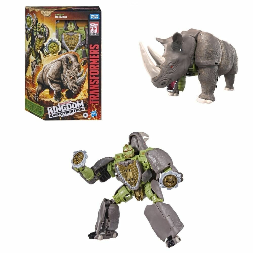 Hasbro Игрушки-трансформеры Generations Война поколений за Кибертрон: Kingdom Voyager WFC-K27 Rhinox 7-дюймовый 27 F0695