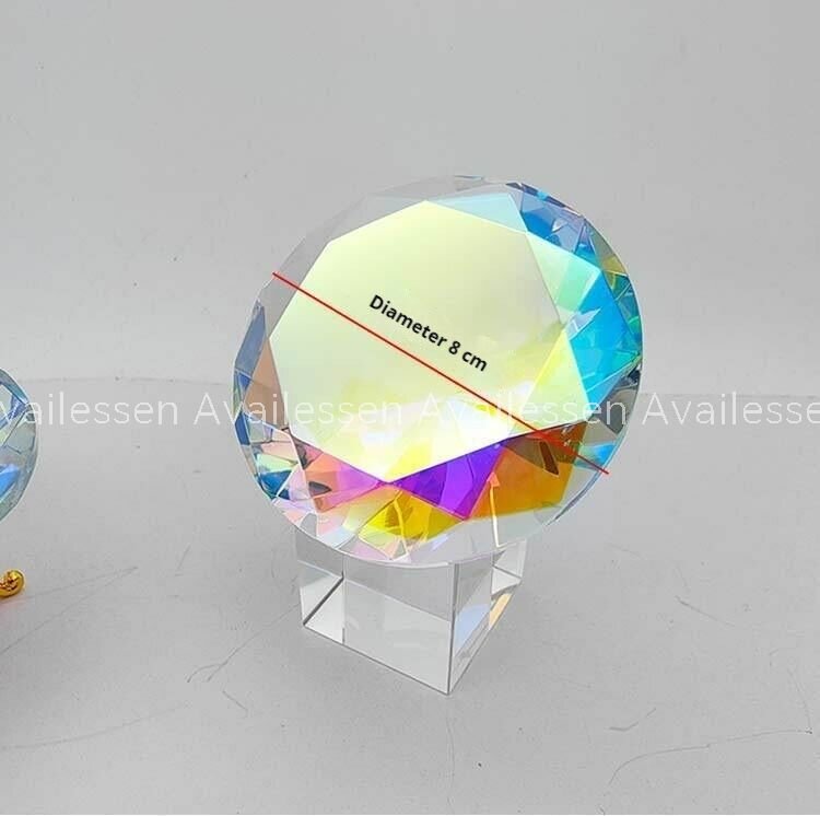 8cm Бриллиант Кристалл Хрустальный/Украшение интерьера/Подарки для друзей