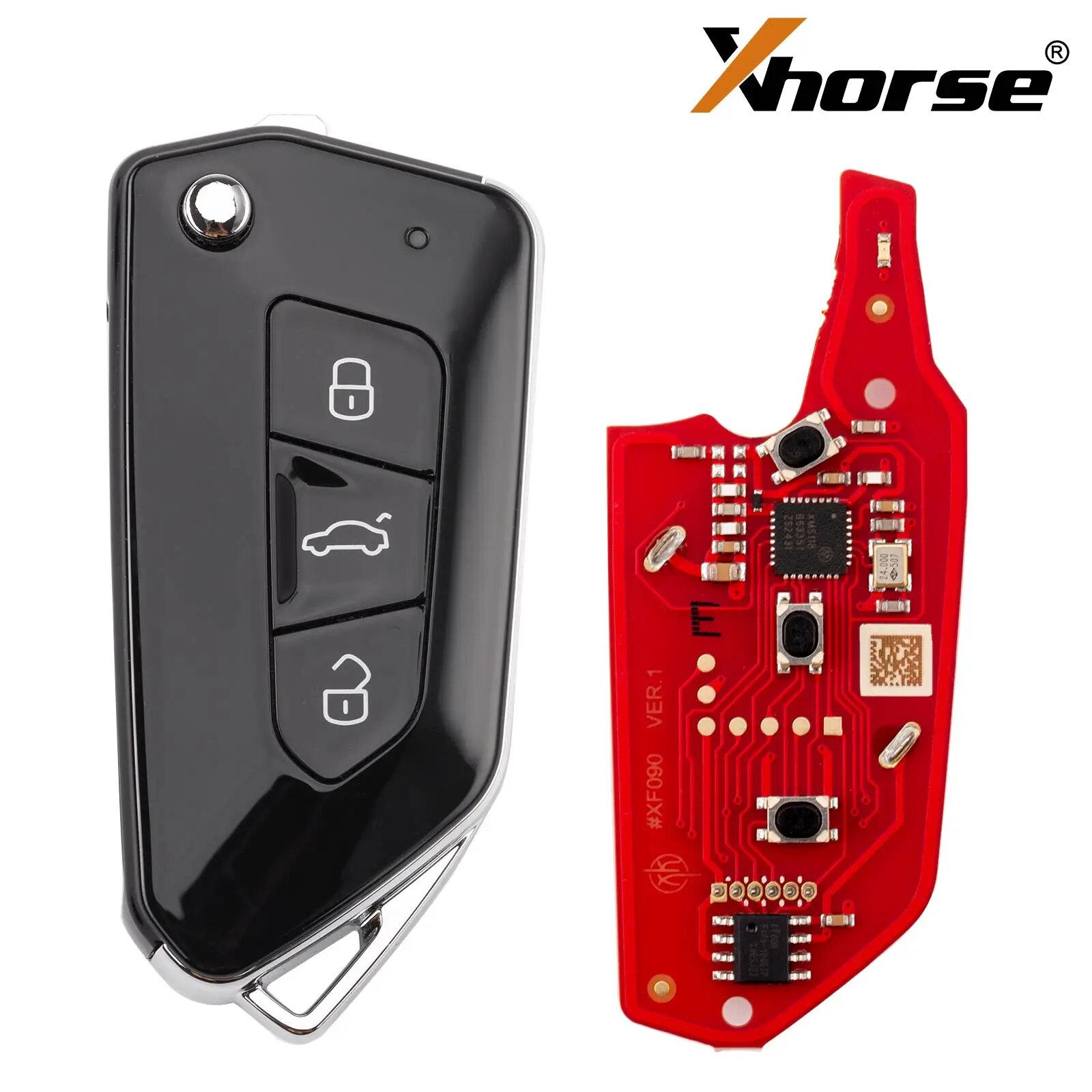 Xhorse XKGA83EN GA08 черный 3-кнопочный ключ 5шт