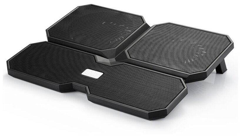 Подставка для ноутбука DEEPCOOL MULTI CORE X6 (MULTICOREX6) 15.6"380x295x24мм 24дБ 2xUSB 4x 900г черный