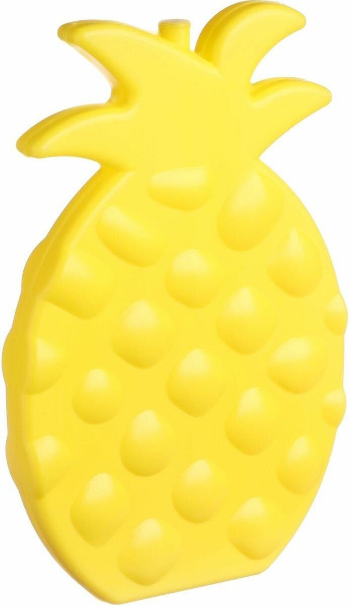 Аккумулятор холода "Мастер К. Ананас" 250 мл, гелевый хладоэлемент для термосумки и термоконтейнеров, охлаждающий криопакет, многоразовый термоаккумулятор для сумки холодильника