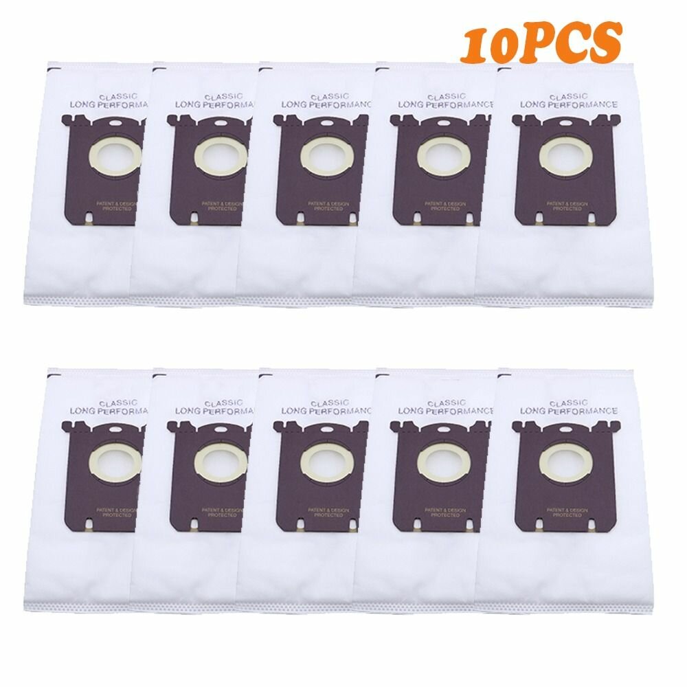 Мешок пылесборник синтетический одноразовый для пылесоса S-bag 10шт. совместимый с FC/HR Philips(Филипс) Electrolux
