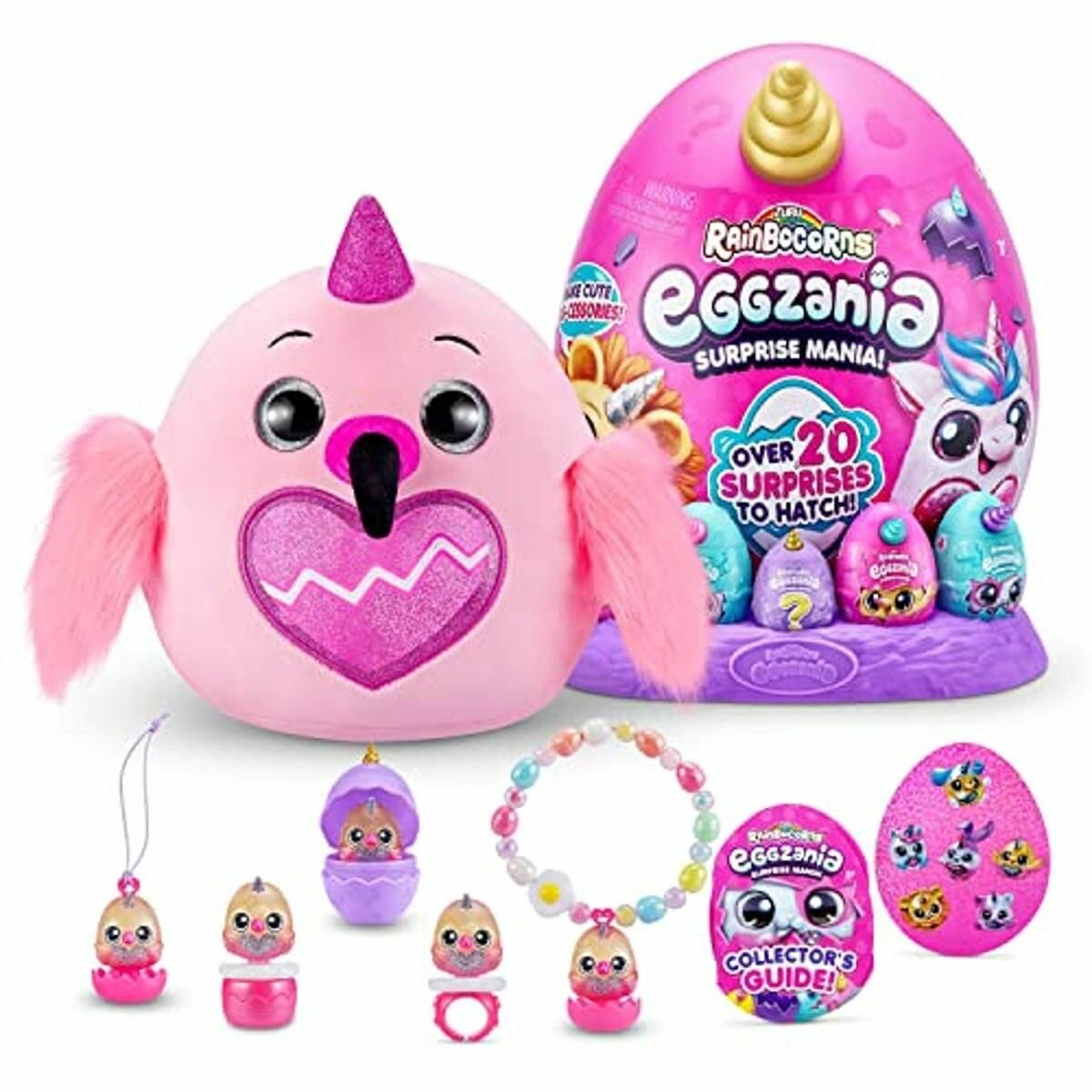 Zuru Rainbocorns Eggzania Surprise Mania / Плюшевая Игрушка-сюрприз Eggzania Mania / Обнимите Планету Милого Кролика, Плюшевую Куклу