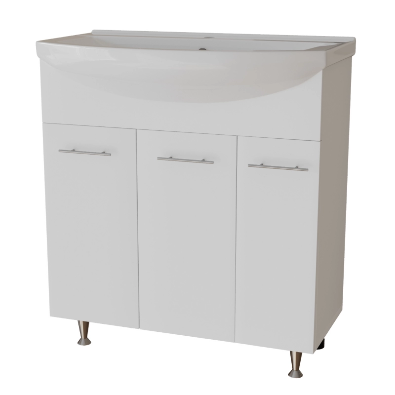 Тумба для ванной "Вега-75", под раковину Best-75, Sanita Lux, разборная