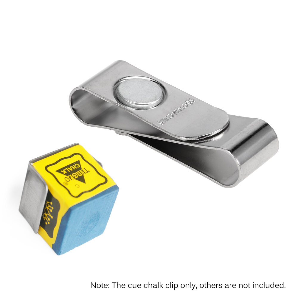 Кий из нержавеющей стали держатель для мела для снукера бильярдный держатель для мела бильярдный кий магнитный держатель для мела с зажимом
