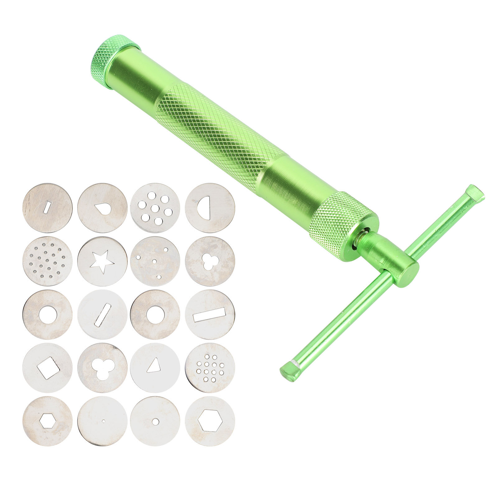 Экструдер для глины, роторный пистолет для глиняной грязи, выдавливатель из нержавеющей стали, ручные инструменты для гончарного дела