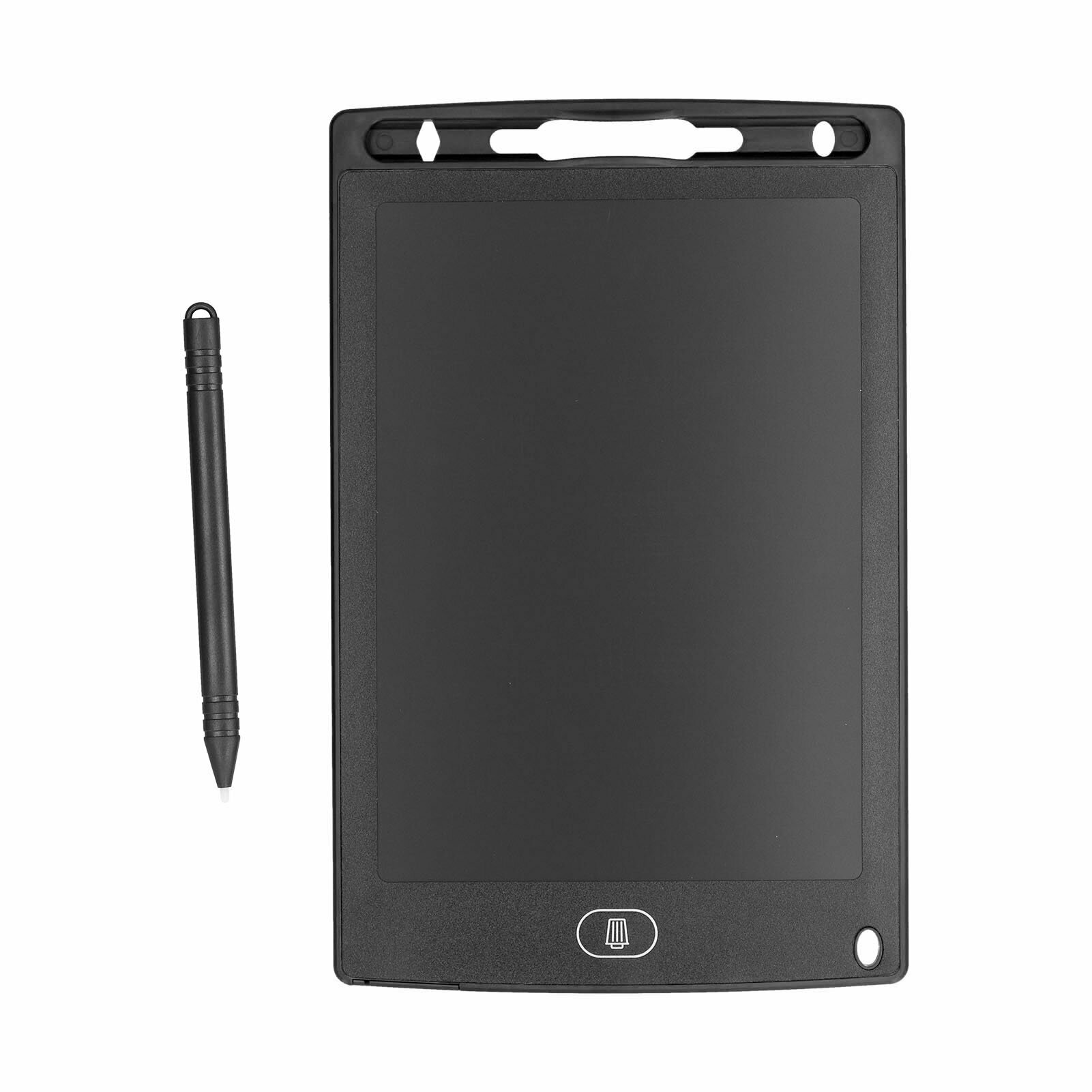 Портативный цифровой ЖК-планшет для письма с диагональю 8,5 дюймов, полноэкранным дисплеем и стилусом для рисования, граффити, записи встреч, черный.