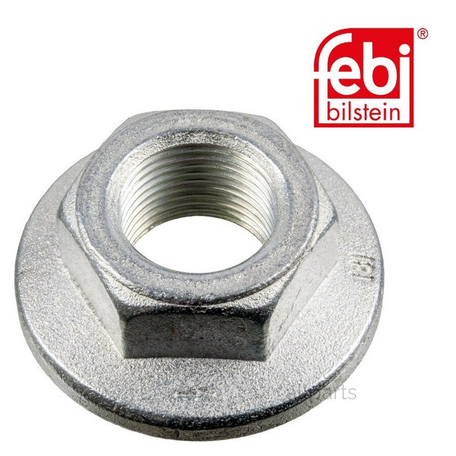 FEBI 03812 гайка оси зад. моста прав! М20х1,5 18\ FORD Escort 90-/Fiesta 89-95/Ka 96-