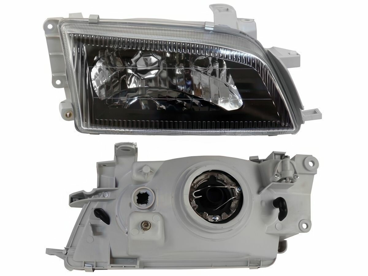 Фара правая, черный хрусталь для Тойота Калдина, Карина, Корона арт ST2121156BR SAT