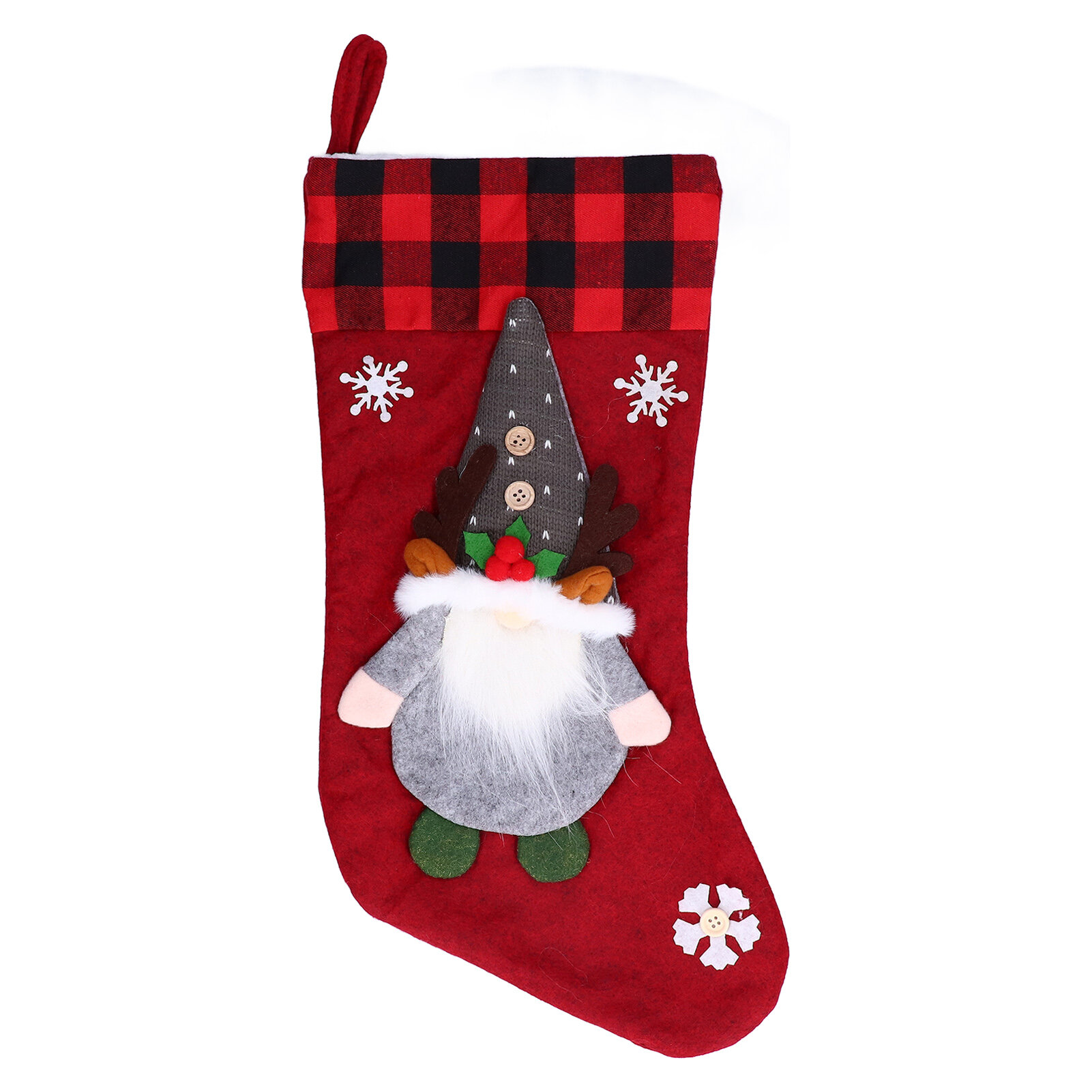 Рождественский чулок с безликим декором куклы домашний магазин вечеринка рождественская дерево