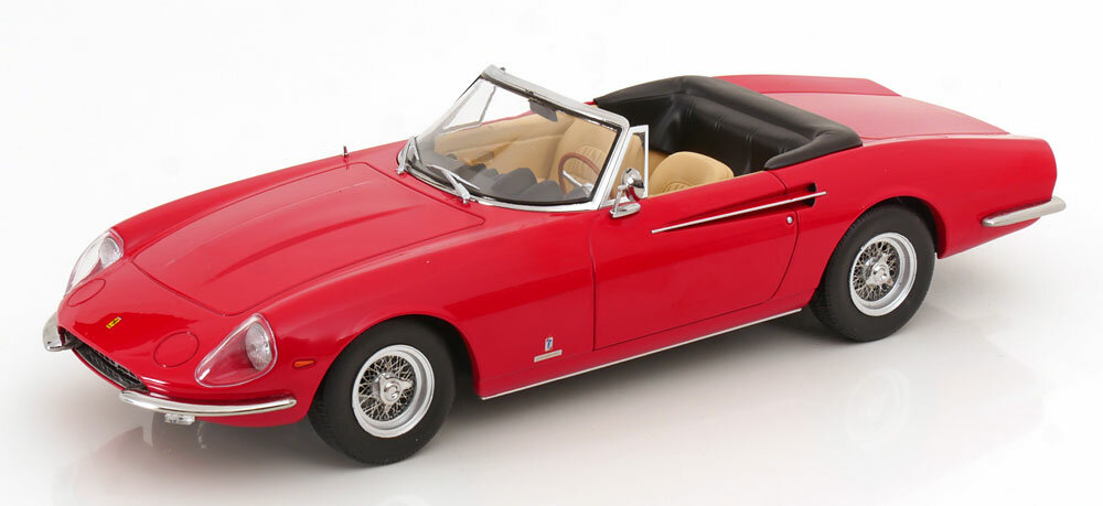 Модель коллекционная KK-SCALE Ferrari 365 california spyder 1966 red