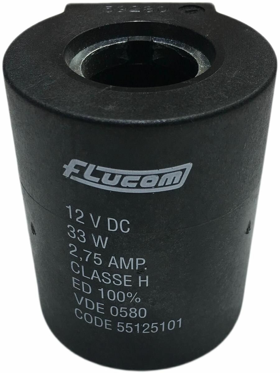 Катушка 55125101 12VDC Flucom (соленоид, электромагнит) 55.125.101