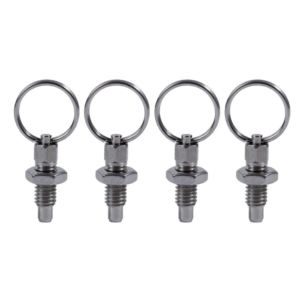 1 комплект из 4 штифтов M6 с резьбой из нержавеющей стали 4 мм