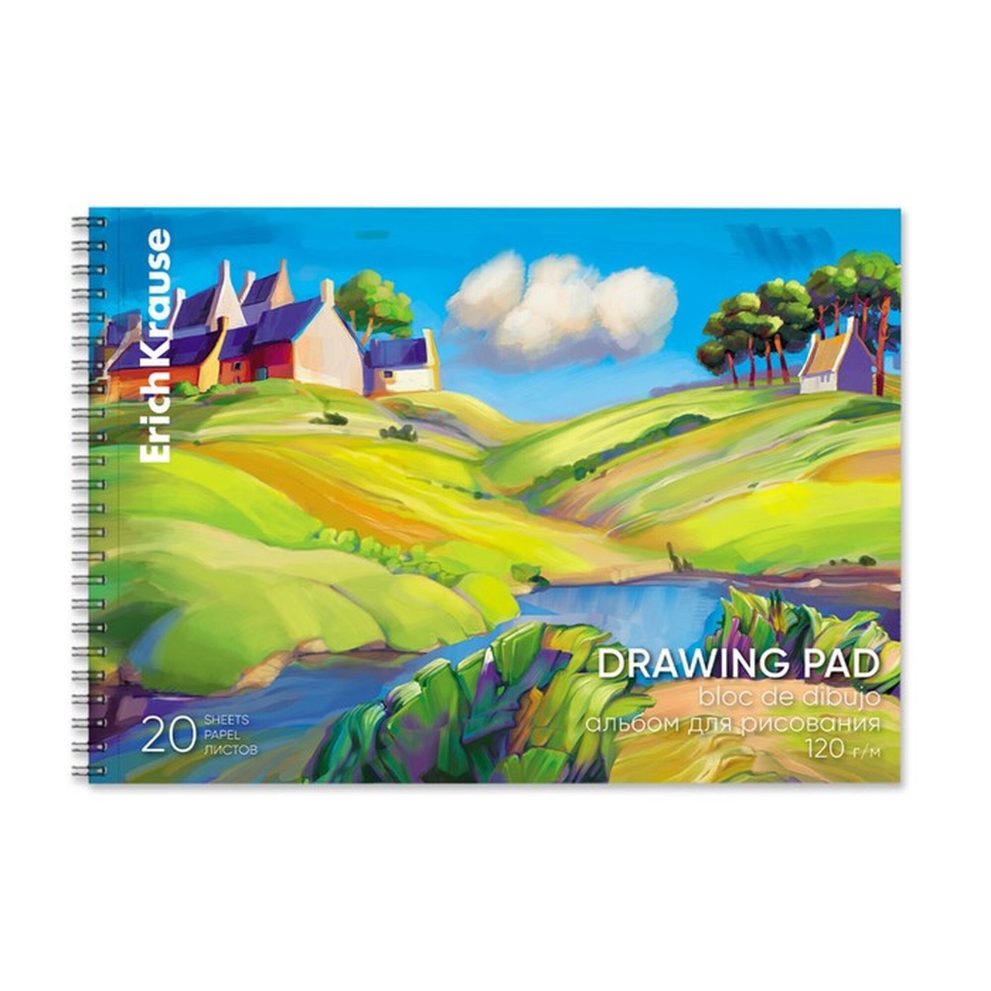 Альбом для рисования ErichKrause "Art Spirit", A4, 100% белизна