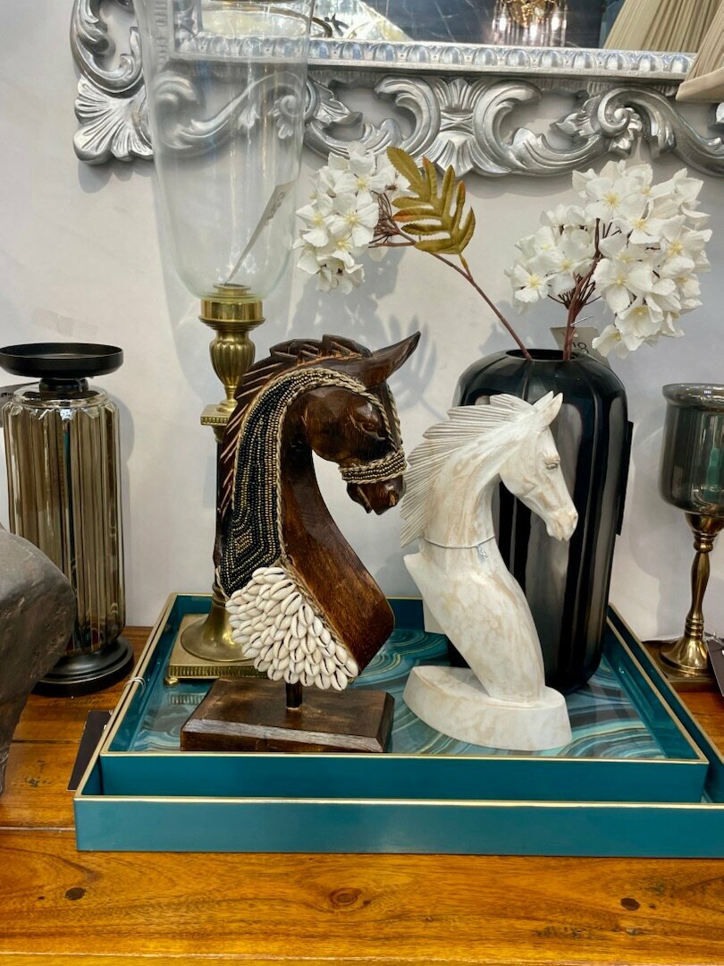 Статуэтка Голова лошади Casaentera CE12-10463875 коричневый 160х80х350h