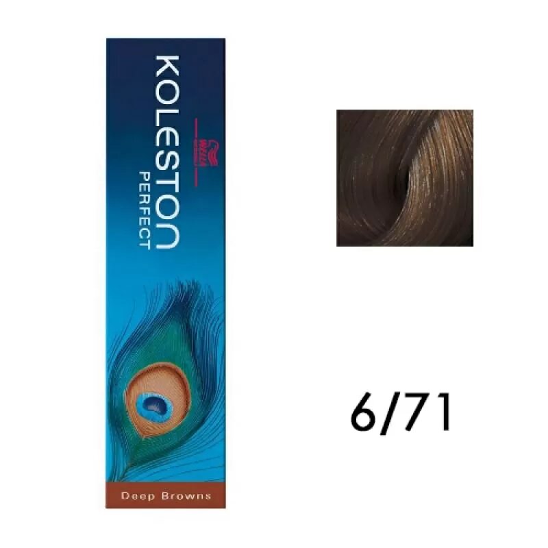 WELLA Koleston perfect 6/71 6/71 Стойкая крем краска Koleston 60мл