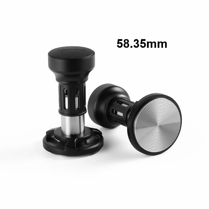 Разравниватель для кофе 58 мм с ударным механизмом и регулируемой глубиной прессовки для идеального эспрессо дома