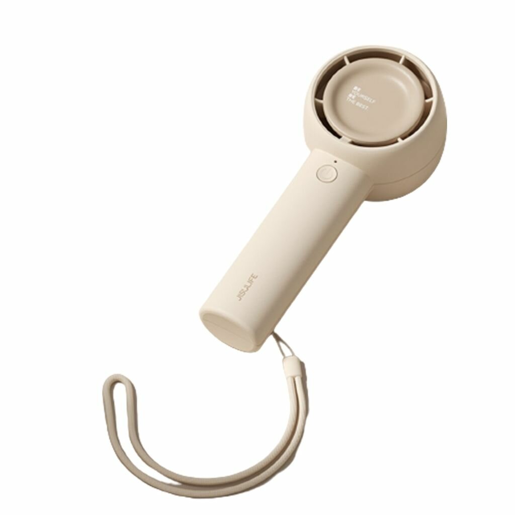 Портативный вентилятор USB turbo с турбонаддувом-Молочно-кофейный, коричневый, Версия для автономной работы, 3-скоростной, с сильным ветром, 4500 мАч