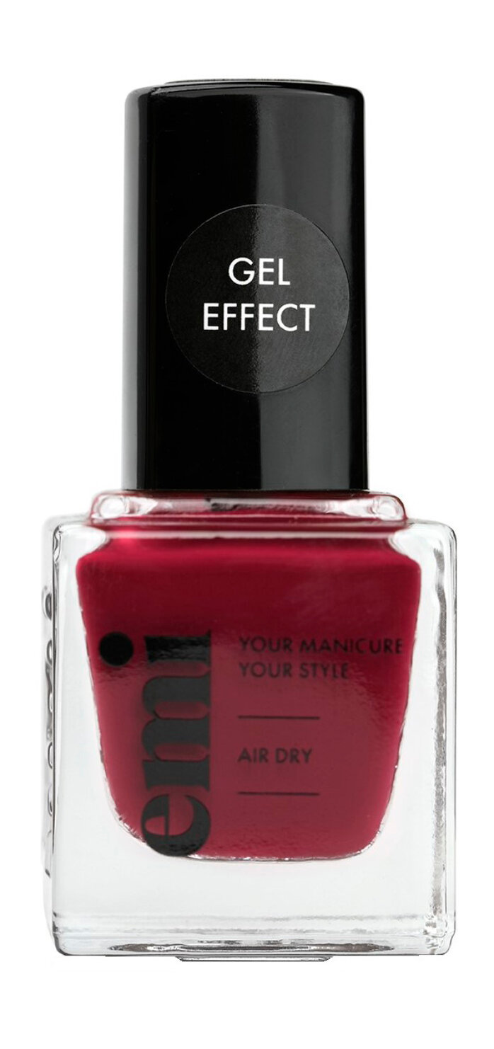 EMI Ультрастойкий лак Gel Effect Багровые реки №222, 9 мл