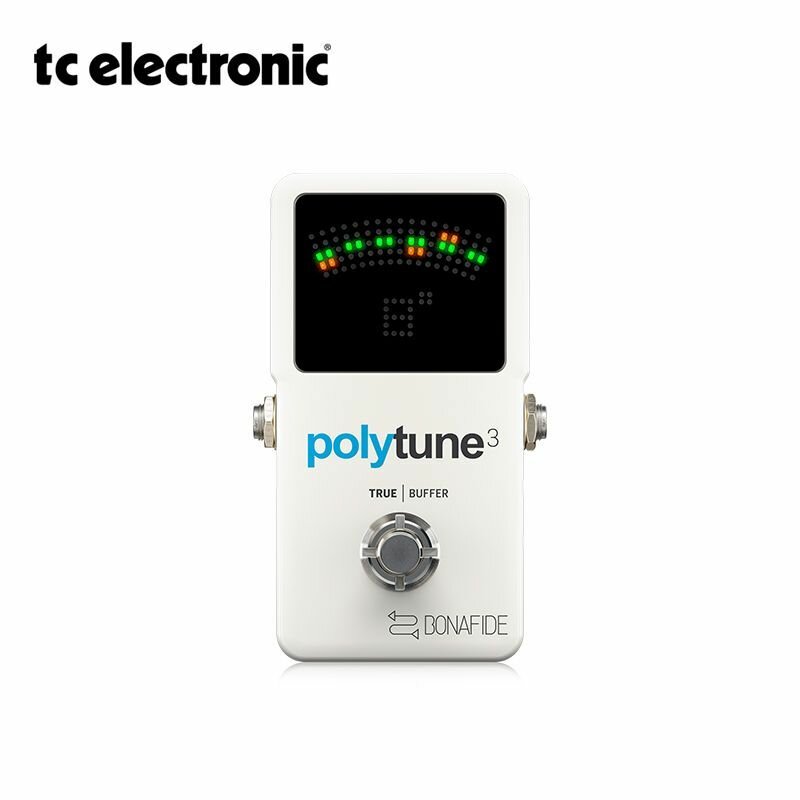 TC Electronic Polytune 3 Мини-акустическая гитара, электрогитара, бас, тюнинг, педаль, эффектор настройки