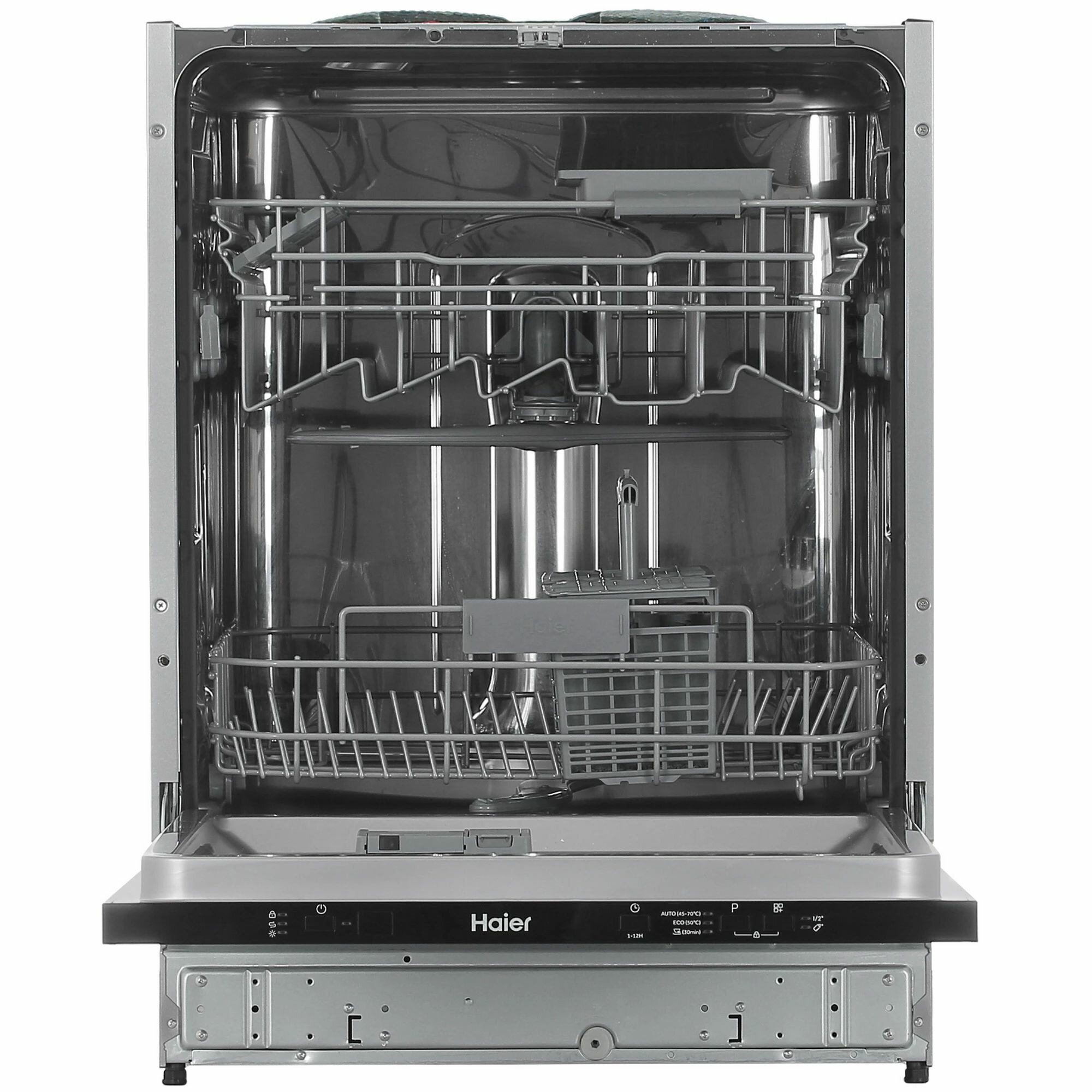 Встраиваемая посудомоечная машина Haier HDWE14-292RU, A класс, 14 ком, черная