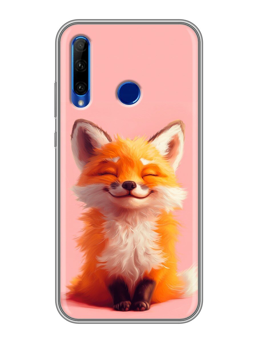 Чехол для Huawei Honor 10i, Huawei Honor 20e с принтом милая лиса (Хуавей хонор 10и, Хуавей хонор 20е)