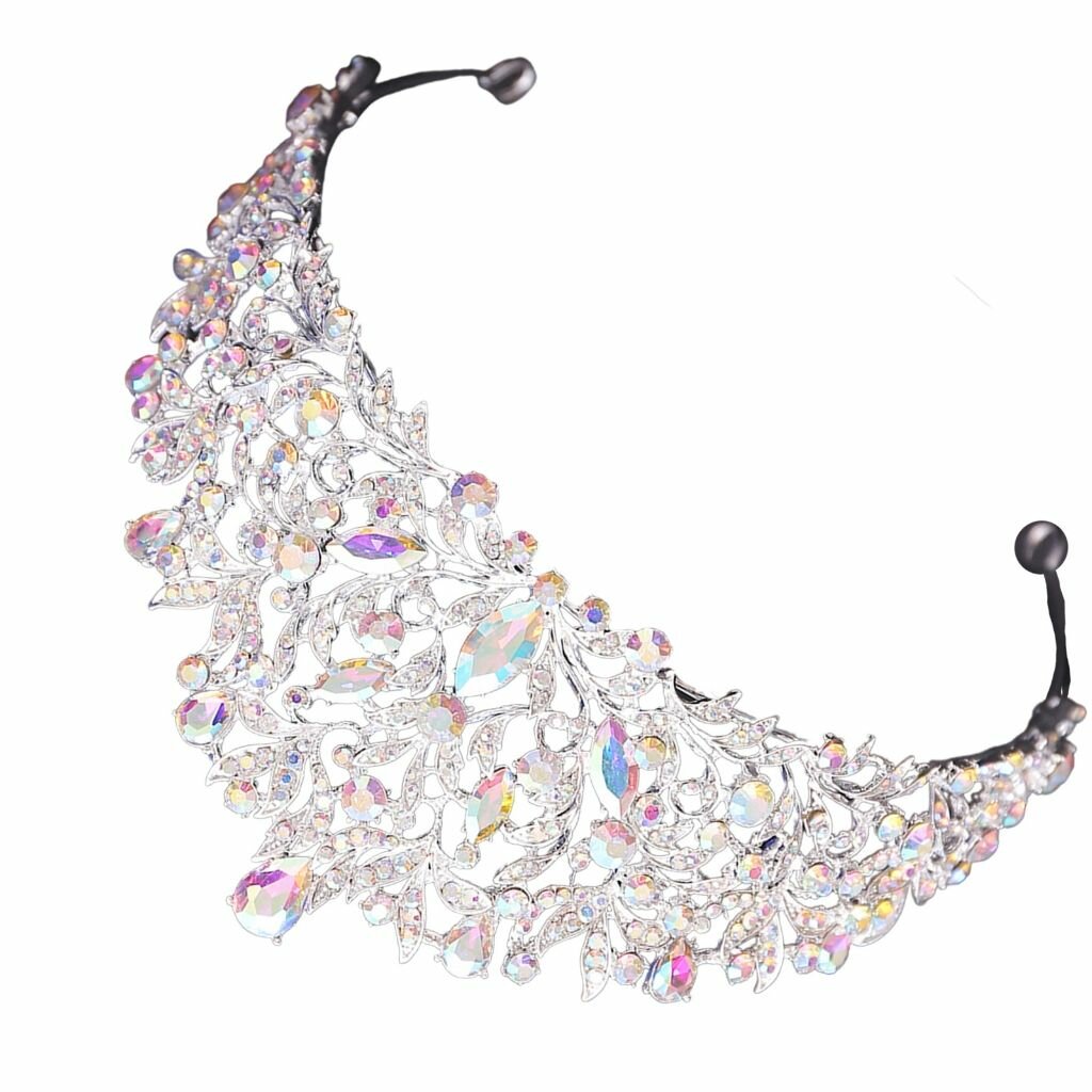 Барочная ретро корона из горного хрусталя