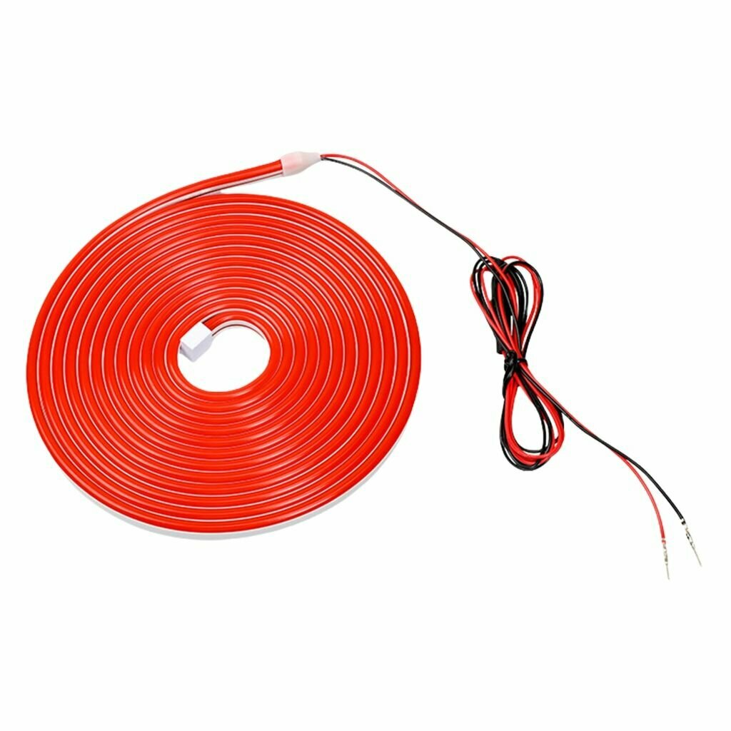 Погодоустойчивые светодиодные ленты для декоративного освещения багажника автомобиля, красный - 4 метра