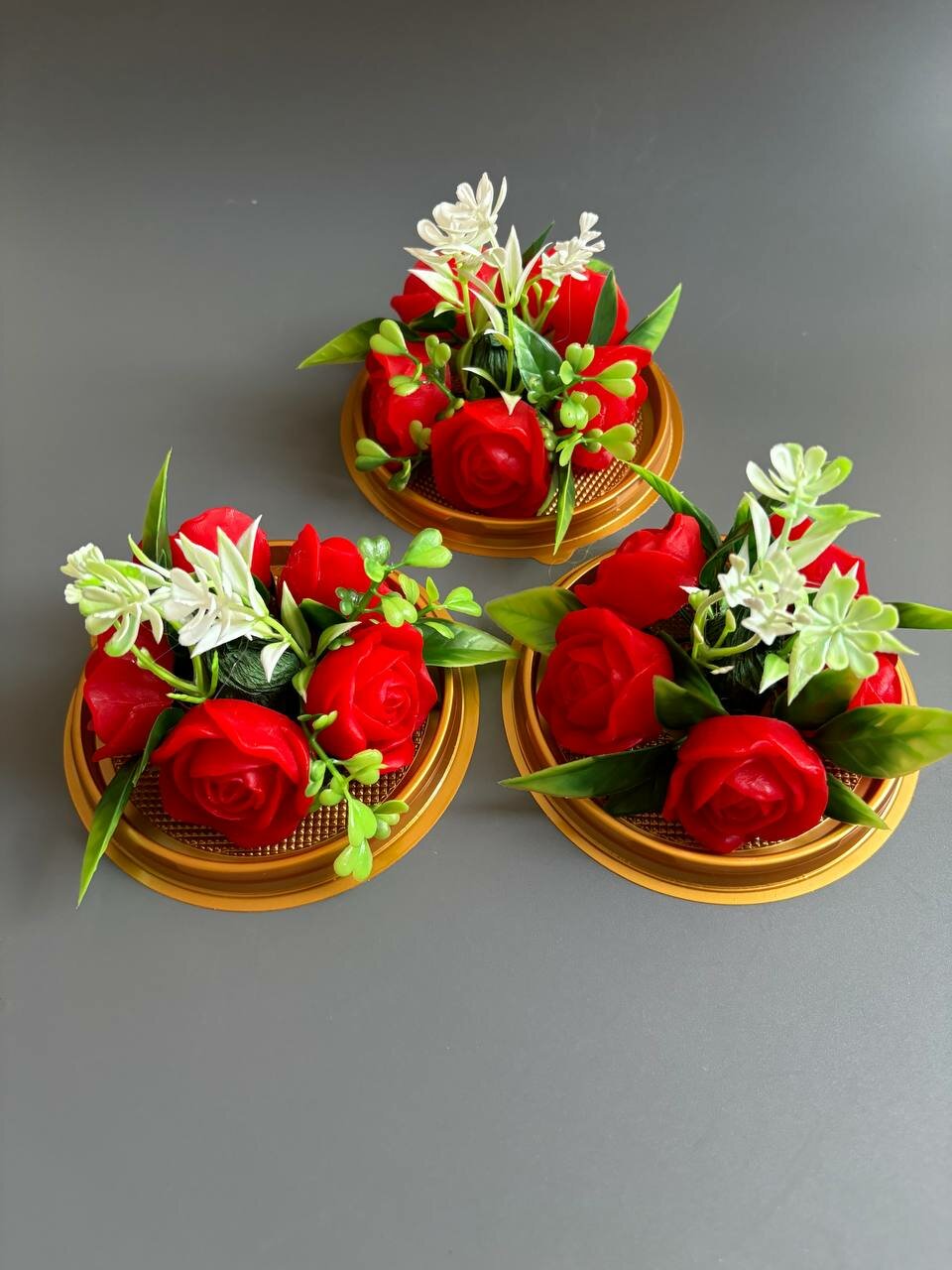 Мыло/Розы/Мини букет в куполе