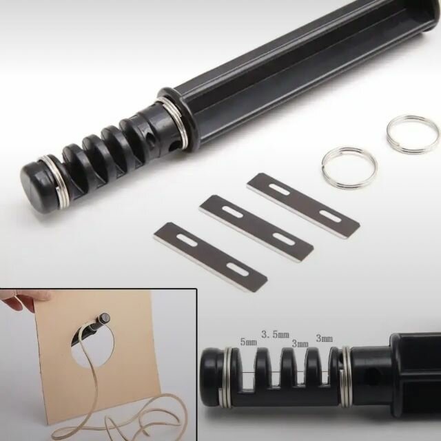 Шнурорез, ABS-пластик, длина 155 мм, диаметр 20 мм , чёрный.