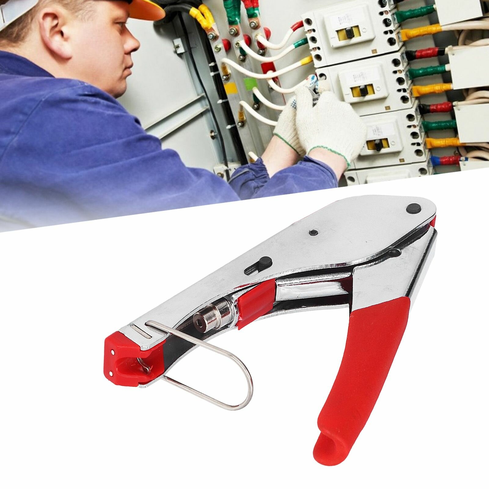 Обжимные клещи Инструмент для зачистки проводов коаксиального кабеля Набор инструментов для зачистки проводов 1KT 52L20