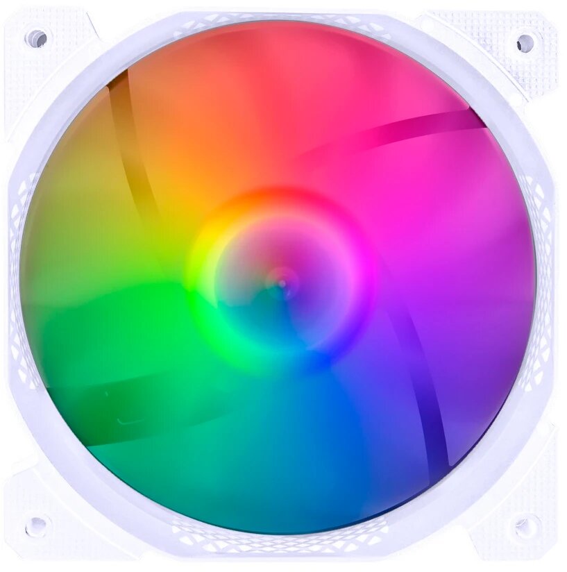 Вентилятор для корпуса 1STPLAYER F1 FRGB White (F1-WH-3P)