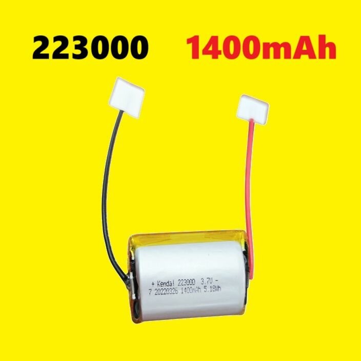 Аккумулятор 223000 1400mAh 3.7V батарейка с проводами без разъема АКБ литиевая батарея для электронных изделий N48