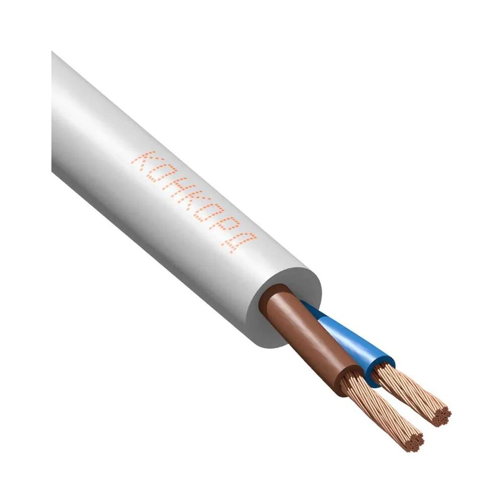 Провод ПВСнг(А)-LS Конкорд 2x2,5 (б) м (Барабан) 2182, пластиковая