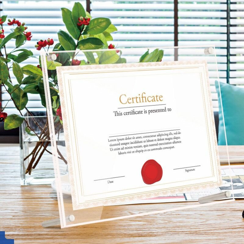 Прозрачная Фото рамка 1 Штук Идеально Подходит Для Дома И Офиса Размер 17.8X12.7Cm