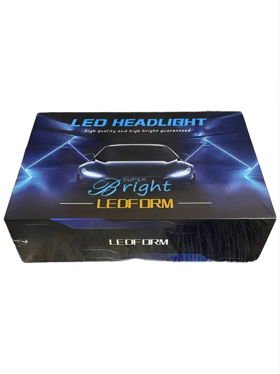 Лампа светодиодная LED Headlight H4-K2, 60W, 12V, универсальная