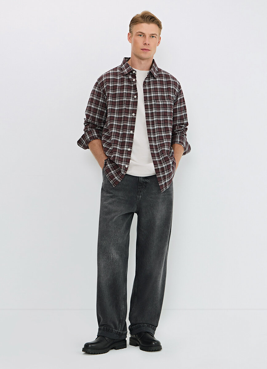 Джинсы багги 