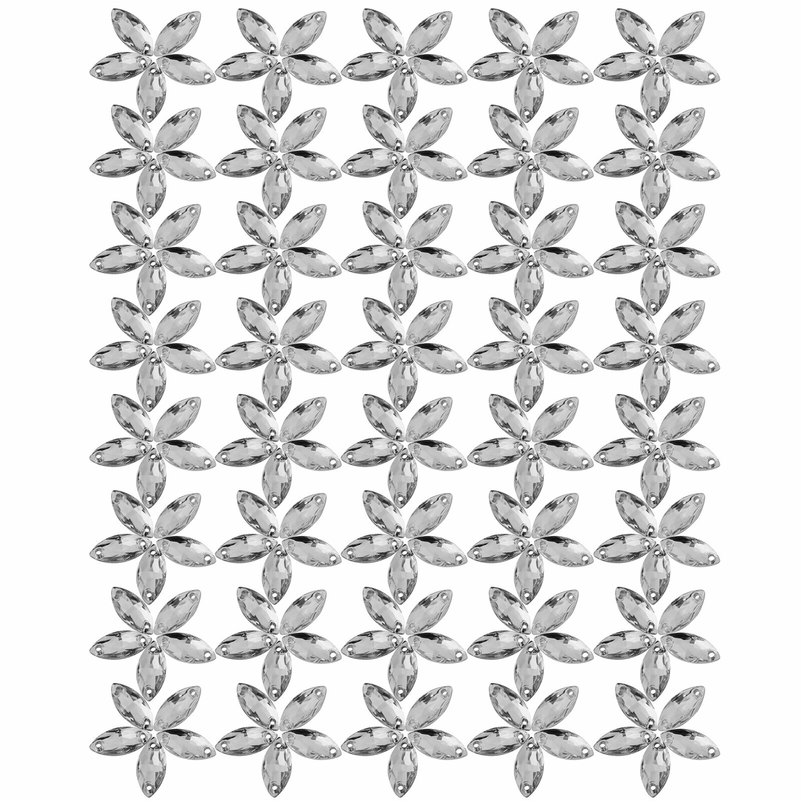 200 шт./Пакет плоской акриловой смолы Акриловая смола блестящий кристалл с помощью отверстий для ремесленных аксессуаров (#4)