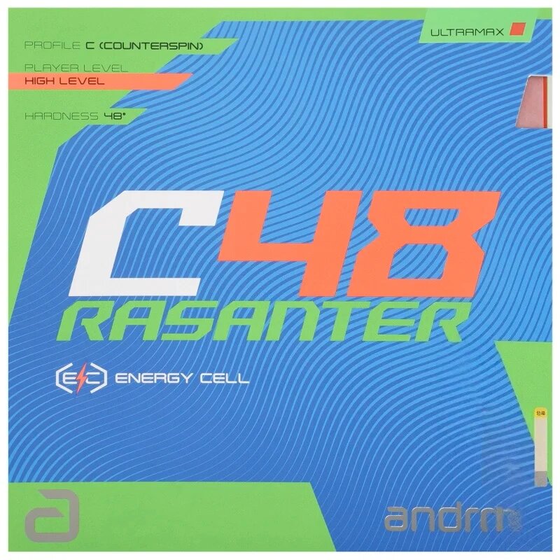 Накладка для настольного тенниса Andro C45 C48 C53 C45 BLACK max