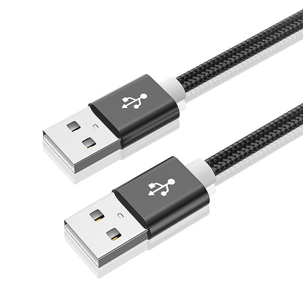 Кабель для передачи данных usb2.0 от мужчины к мужчине-черный-1 метр