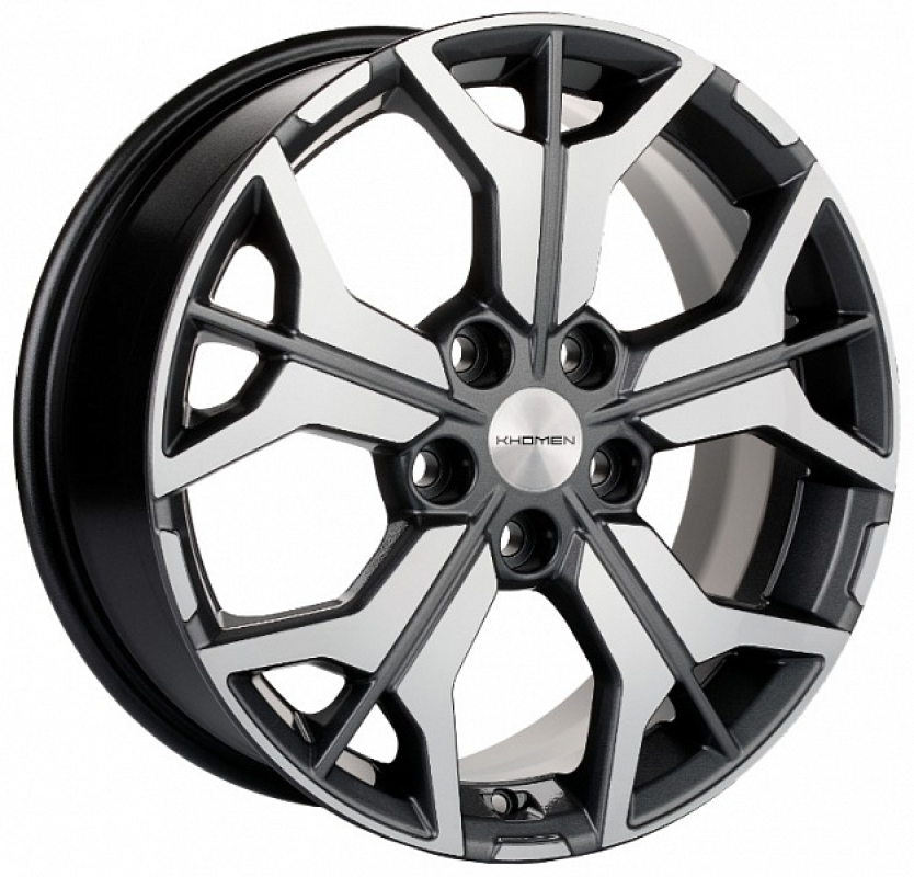 Диск колесный Khomen Wheels KHW1715 (RAV4) 7,0x17 5x114,3 Dia60.1 ET39 цвет Gray-FP
