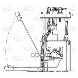 Модуль топливозаборника для а/м kyron (05-) 2.0d/2.7d/actyon sport (06-) 2.0d (sfm 1760) STARTVOLT а