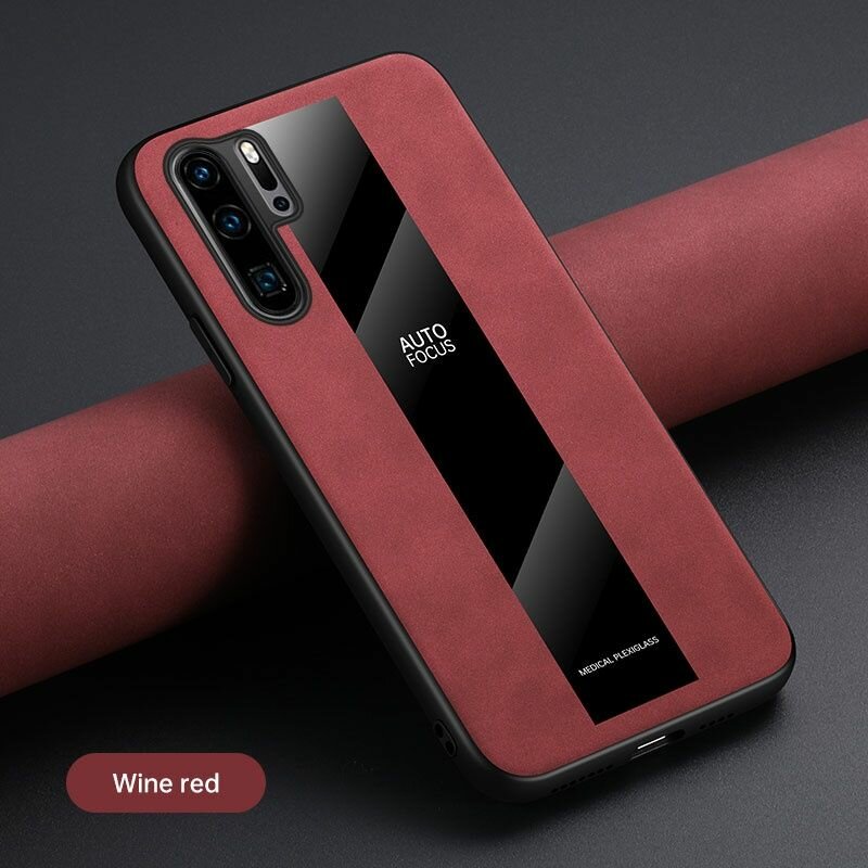 Чехол на Huawei P30 Pro/P30 Pro New Edition(Хуавей П30 Про) Роскошная кожа противоударный с защитой камеры