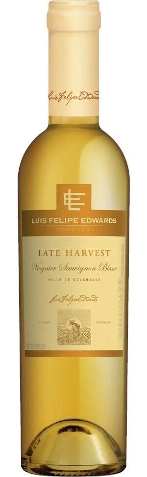 Вино Luis Felipe Edwards, "Late Harvest" Viognier Sauvignon Blanc, Valle de Colchagua DO, 2021, 375 мл