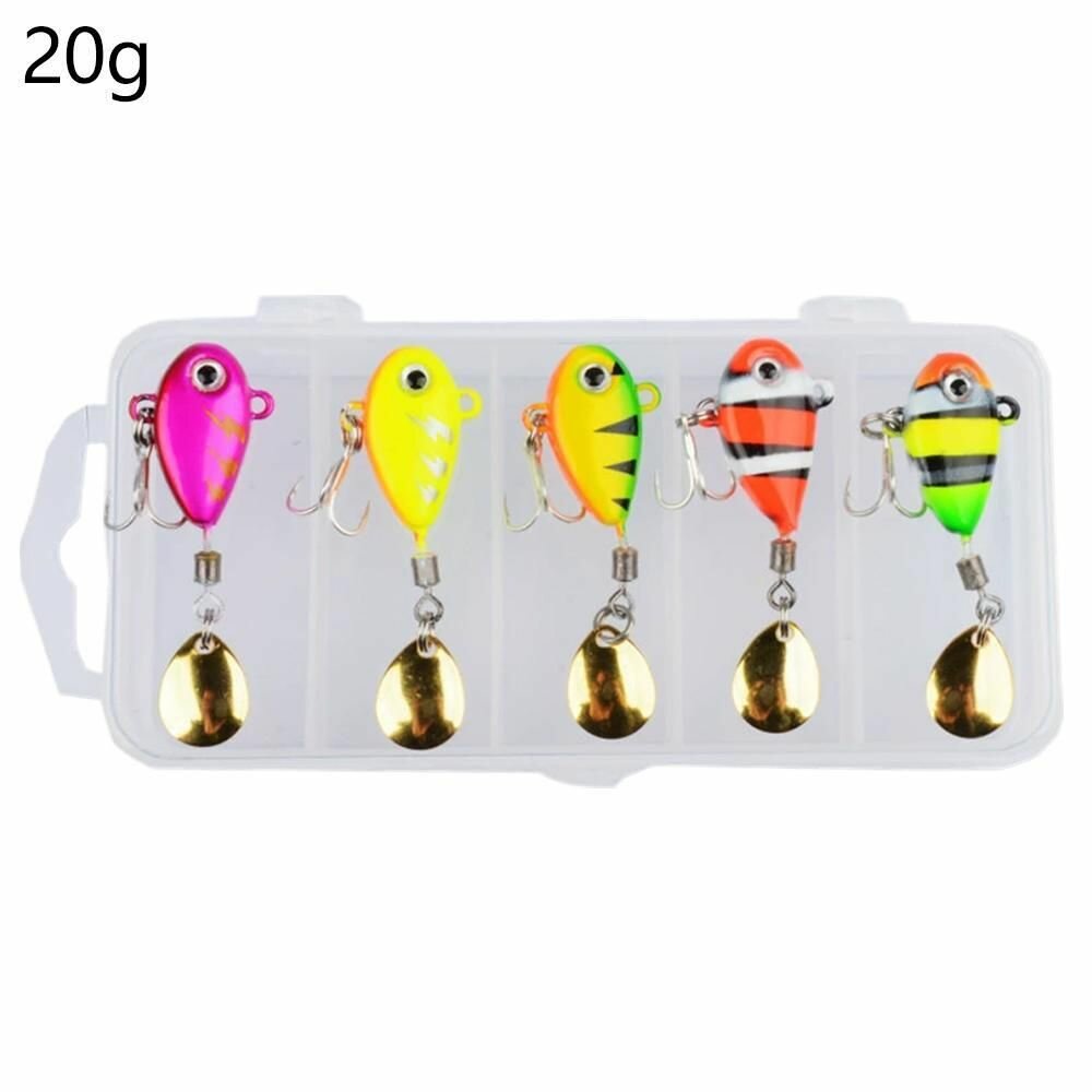 Набор блесен тейл спиннер 5 шт блесна вертушка