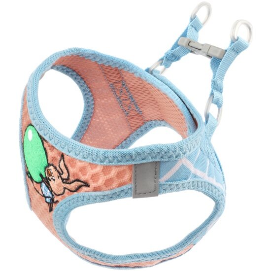 Triol Шлейка-жилетка союзмультфильм винни ПУХ "Воздушный шарик" L, розово-голубая, обхват груди 470-500мм