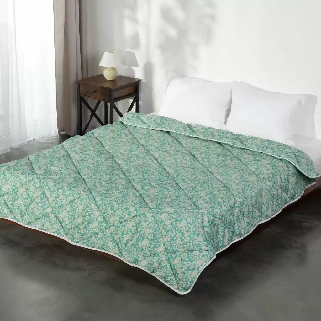 Одеяло 2-спальное, 170х205 см, Comfort Sleep, холлофайбер, 200 г/м2, чехол 100% полиэстер