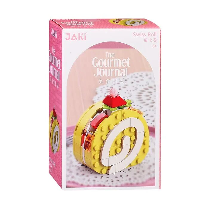 Конструктор JAKI "Меренговый рулет", 67 деталей, ABS-пластик