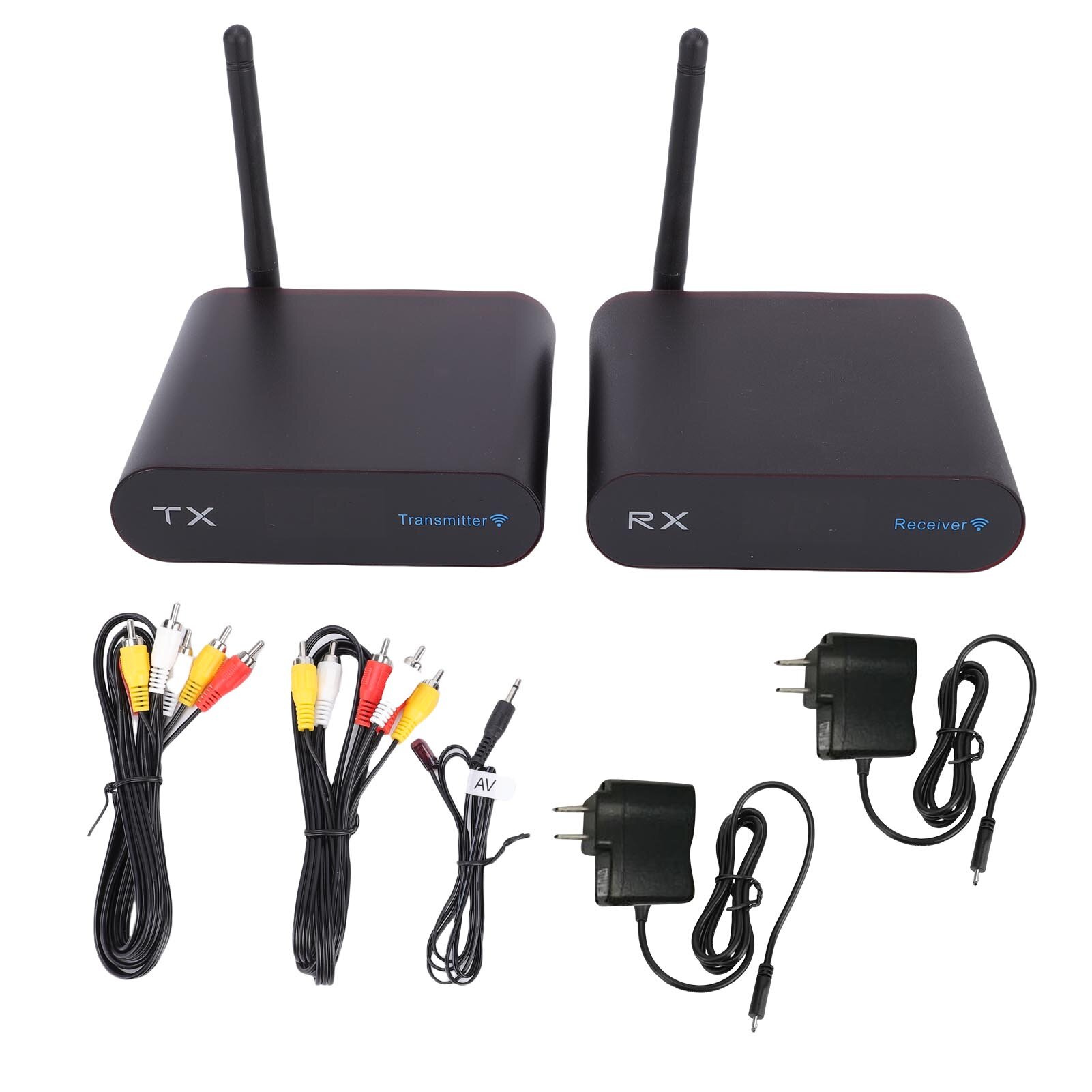 Беспроводной AV-ресивер-передатчик, расстояние 400 м, 8 каналов, 5,8 ГГц, комплект передатчика аудио-видео приемника, вилка стандарта США